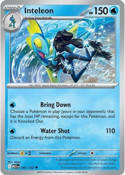 Inteleon (041/132) (ME01: Mega Evolution) (MEG) – GamesLand Canada
